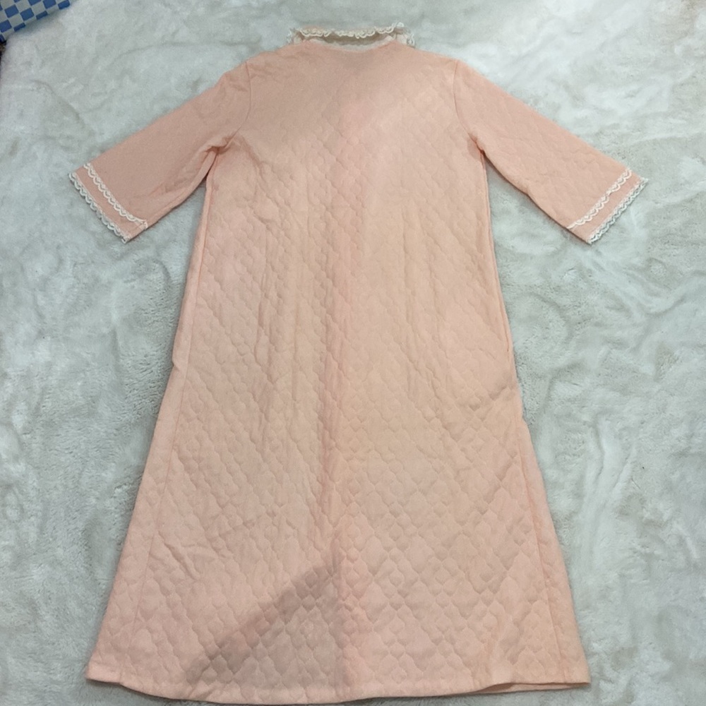 Vintage Sugar Plums Quilted Night Coat - Gem